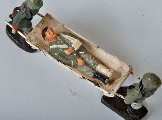 Regimentals | GERMAN WWII ARMY STRETCHER-BEARER, PATIENT AND NURSE SET.