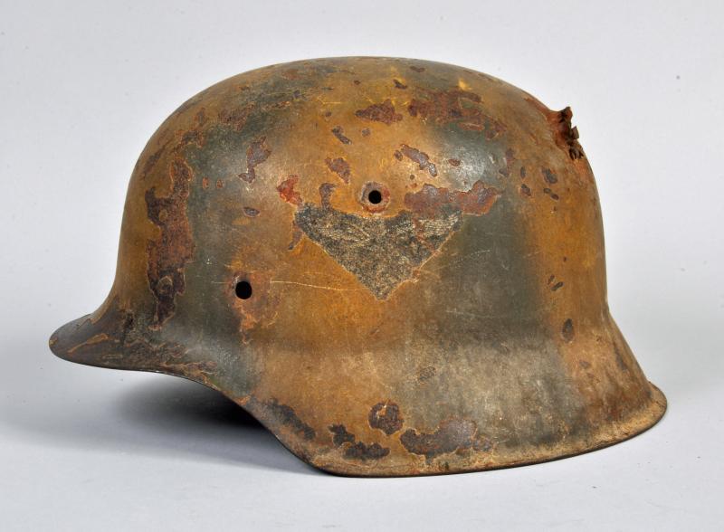 Regimentals | GERMAN WWII BATTLEFIELD RELIC COMBAT HELMET.