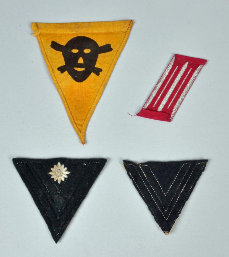 Regimentals | GERMAN WWII 4 ITEMS OF THIRD REICH INSIGNIA.