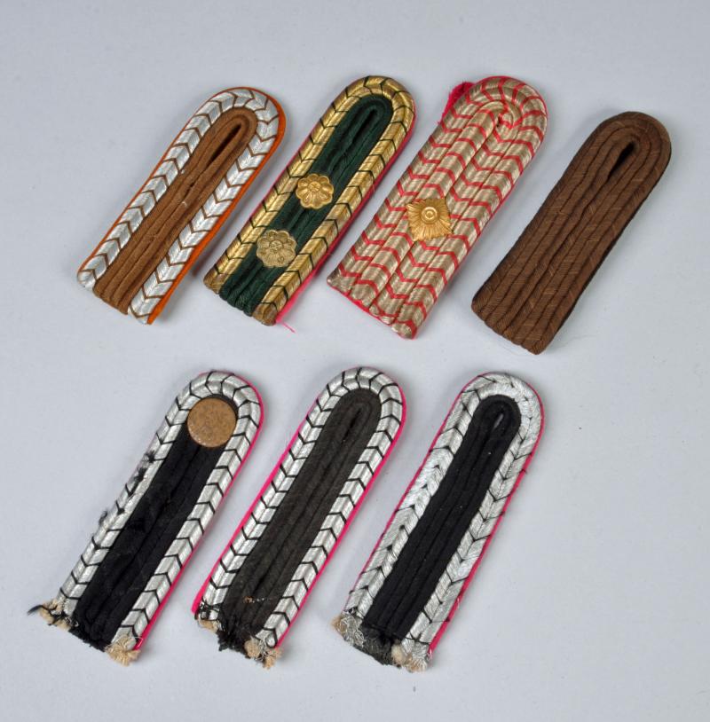 Regimentals | GERMAN WWII GROUPING OF POLICE SHOULDER BOARDS