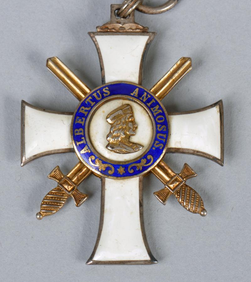 Regimentals | GERMAN WWI SAXONY KNIGHTS CROSS OF ALBRECHT.