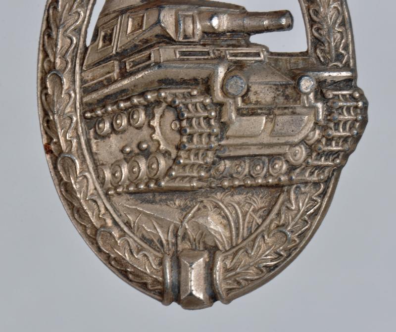 Regimentals | GERMAN WWII PANZER ASSAULT BADGE IN SILVER.