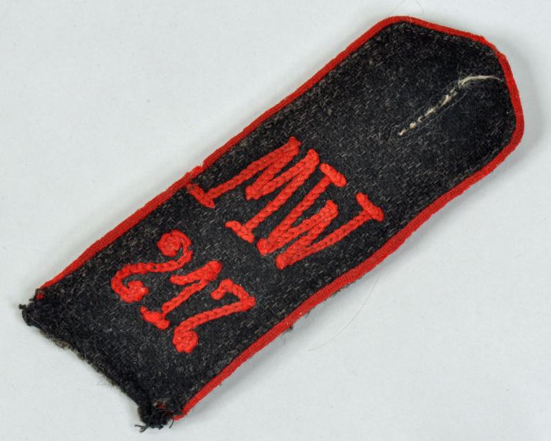 Regimentals | GERMAN WWI MINENWERFER KOMPANIE SHOULDER BOARD.
