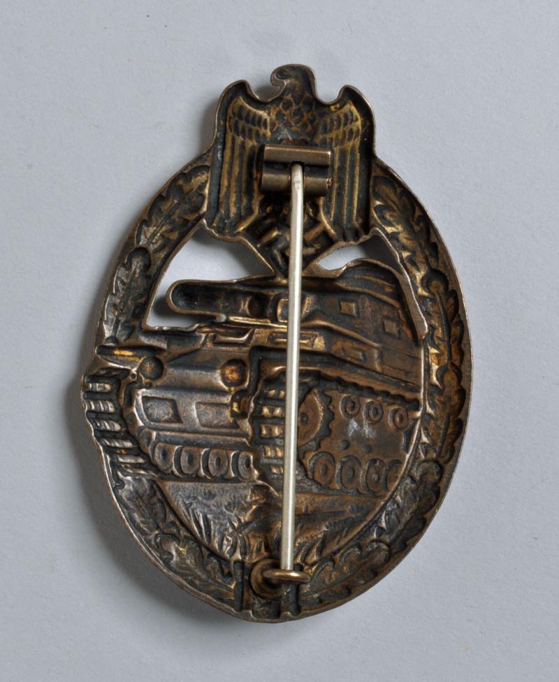 Regimentals | GERMAN WWII PANZER ASSAULT BADGE IN BRONZE.