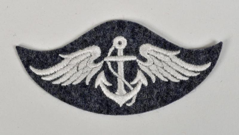 Regimentals | GERMAN WWII LUFTWAFFE MILITARY BOAT PERSONNEL TRADE PATCH.