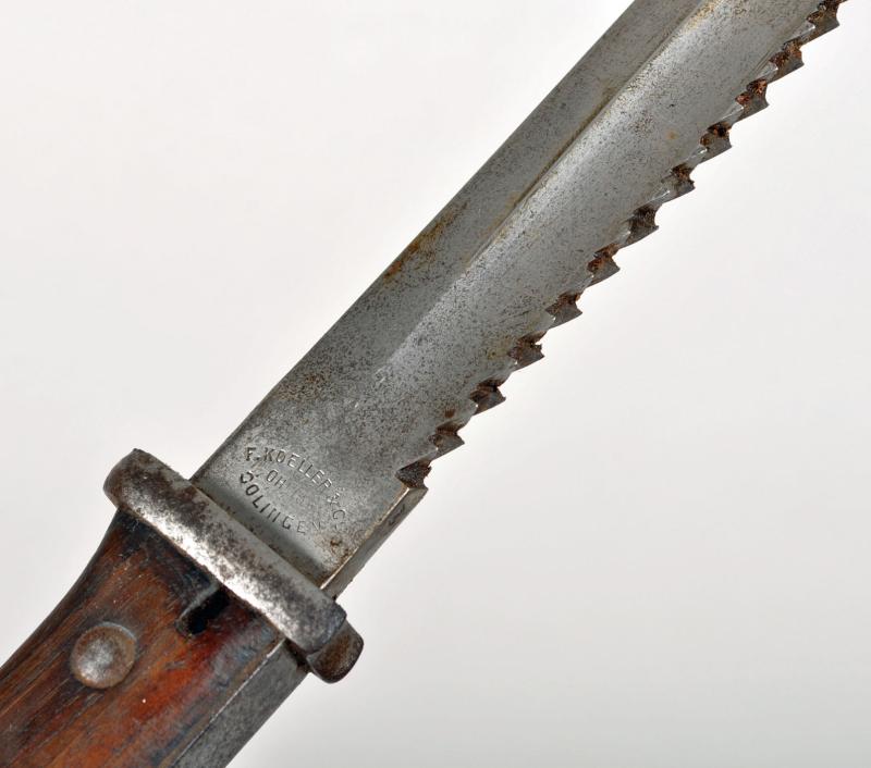 Regimentals | GERMAN WWI K98 SAW BACK BAYONET.