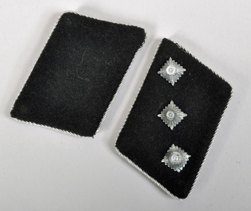 Regimentals | GERMAN WWII SS SD UNTERSTURMFUHRER’S COLLAR PATCHES ...