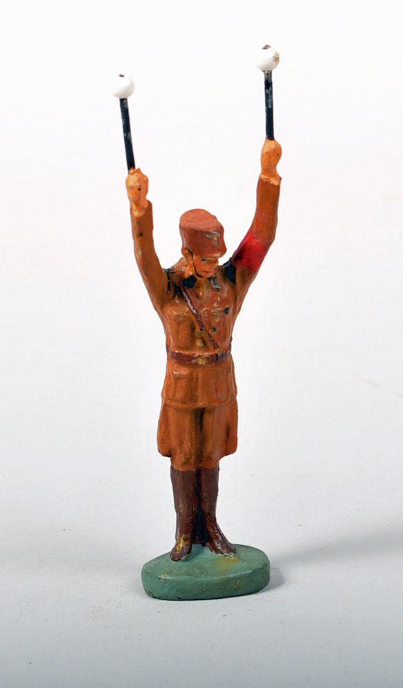 Regimentals | GERMAN WWII ELASTOLIN SA DRUMMER FIGURE.