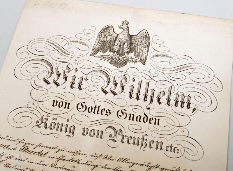 Regimentals | GERMAN WWI KAISER WILHELM SIGNATURE.