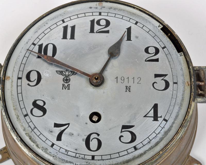 Regimentals | GERMAN WWII KRIEGSMARINE BULKHEAD CLOCK.