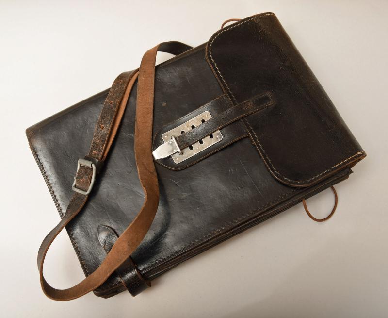 Regimentals | GERMAN WWII LARGE CAPACITY MAP CASE WITH SOME CONTENTS.