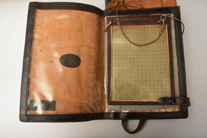 Regimentals | GERMAN WWII LARGE CAPACITY MAP CASE WITH SOME CONTENTS.