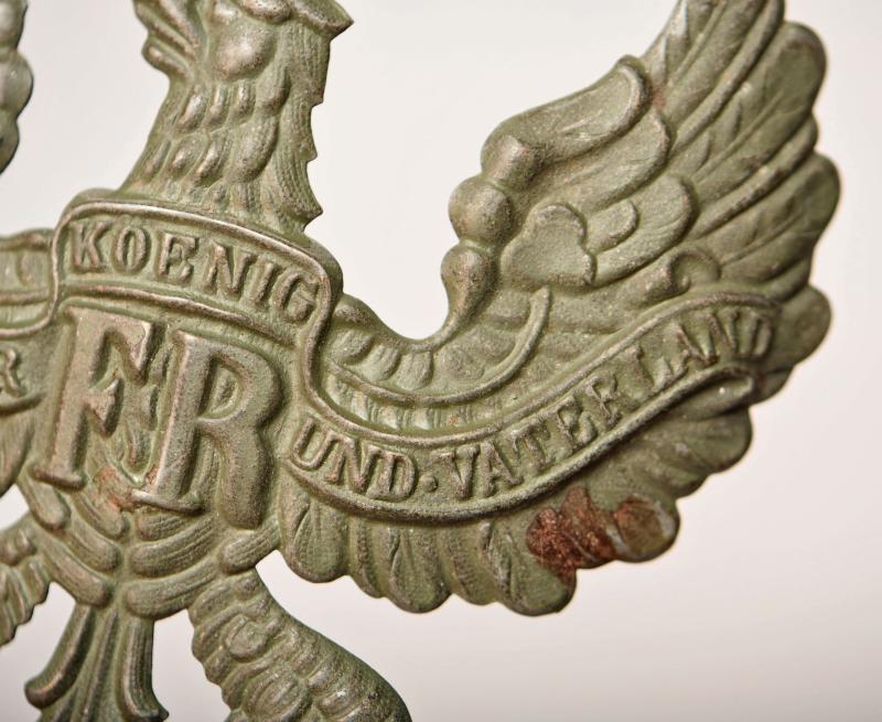 Regimentals | GERMAN WWI PRUSSIAN JAGER SHAKO HELMET PLATE.
