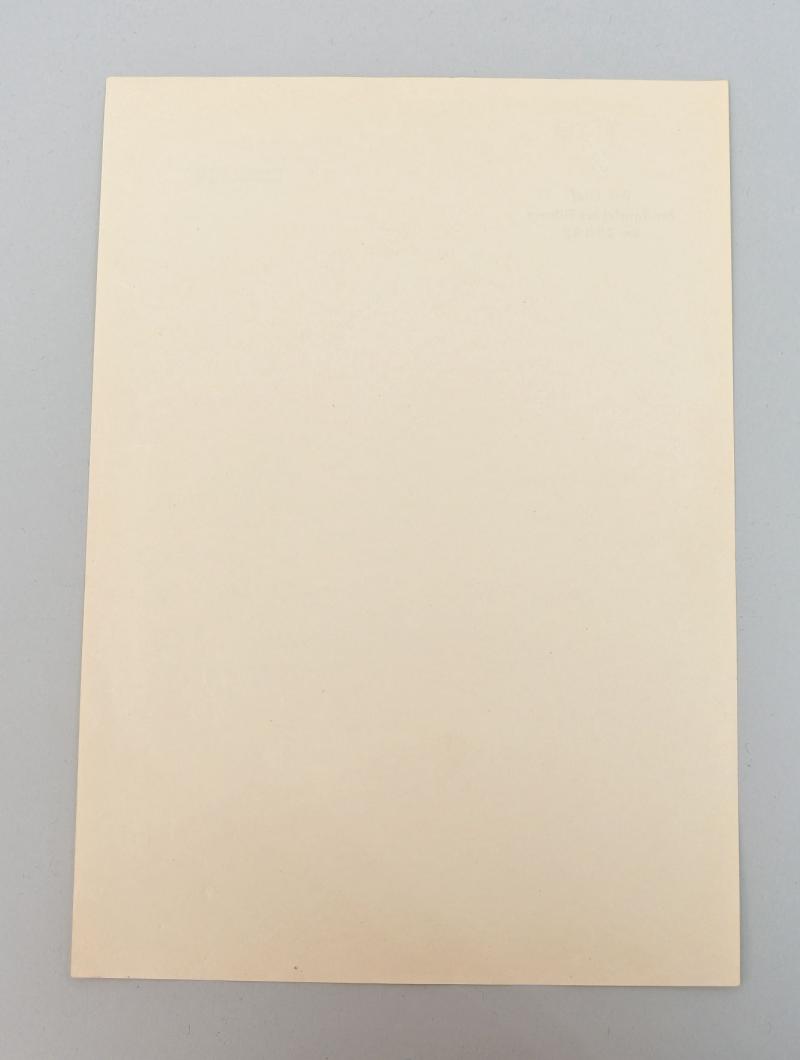Regimentals | GERMAN WWII MARTIN BORMANN HEADED PAPER.