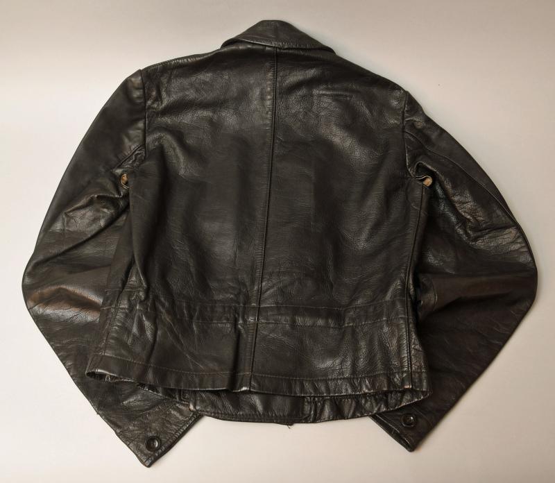 Regimentals | GERMAN WWII LEATHER PANZER/MARINE WRAP OVER JACKET.