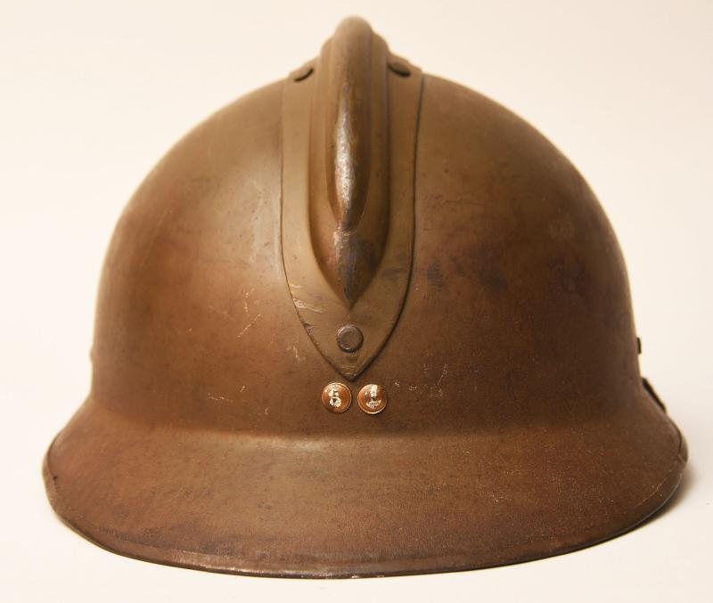 Regimentals | FRENCH ARTILLERY MAN’S M 26 WWII ADRIAN HELMET.