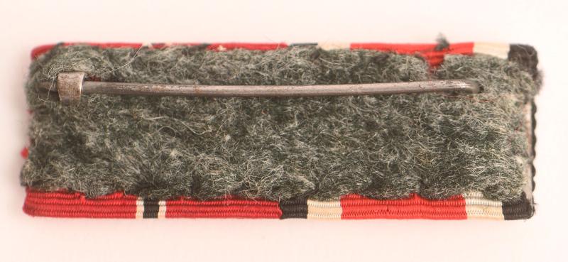 Regimentals | GERMAN WWII DOUBLE MEDAL RIBBON BAR.