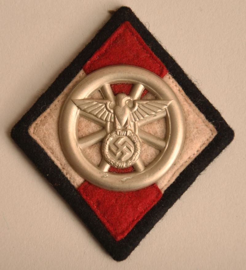 Regimentals | GERMAN WWII NSKK/HITLER YOUTH ARM BADGE.