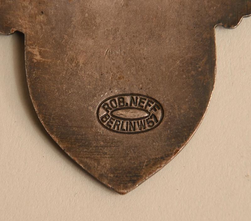 Regimentals | GERMAN WWII NSKK DDAC MOTORCYCLE MEETING PLAQUE.