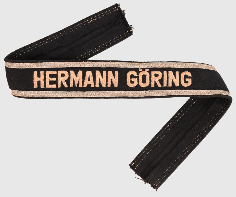 Regimentals | GERMAN WWII HERMAN GOERING DIVISION NCO CUFF TITLE.