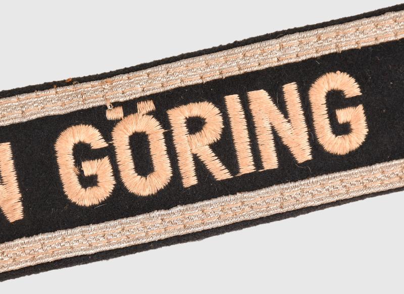 Regimentals | GERMAN WWII HERMAN GOERING DIVISION NCO CUFF TITLE.