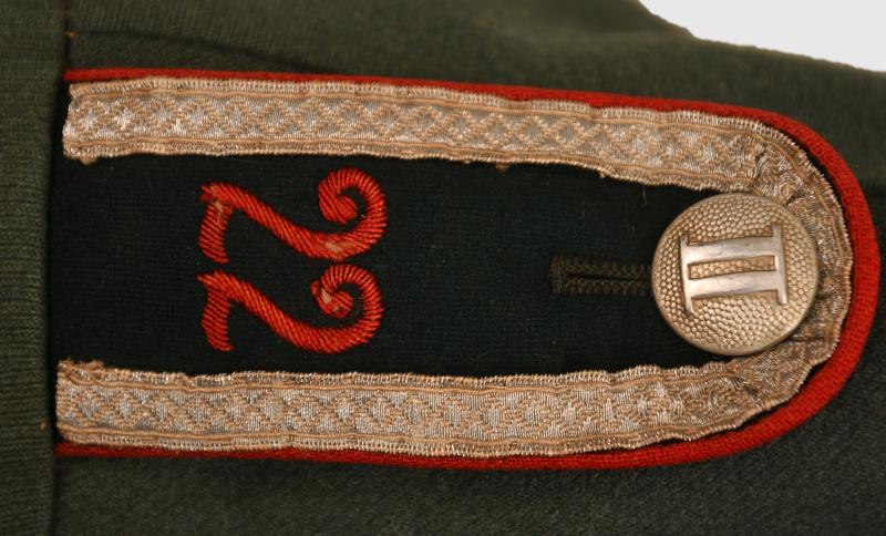 Regimentals | GERMAN WWII ARMY ARTILLERY NCO PARADE TUNIC.
