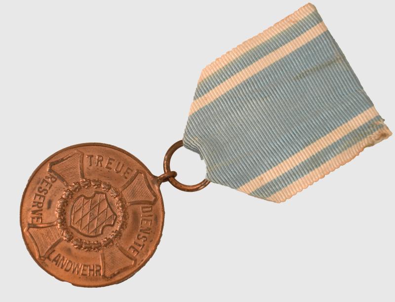 Regimentals | IMPERIAL GERMAN BAVARIAN LANDWEHR LONG SERVICE MEDAL 2ND ...