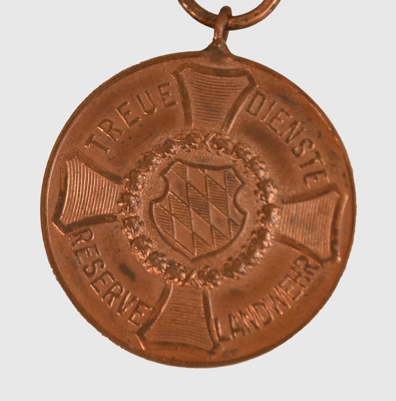 Regimentals | IMPERIAL GERMAN BAVARIAN LANDWEHR LONG SERVICE MEDAL 2ND ...