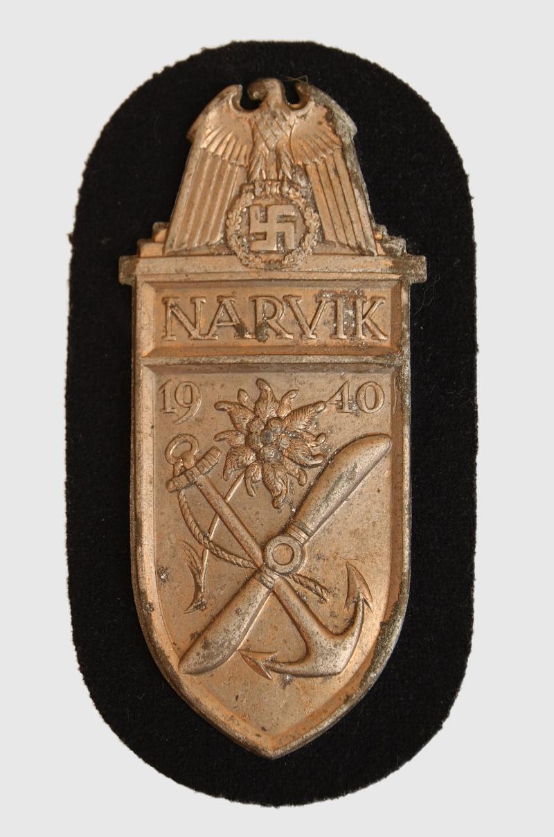 Regimentals | GERMAN WWII KRIEGSMARINE NARVIK SHIELD.