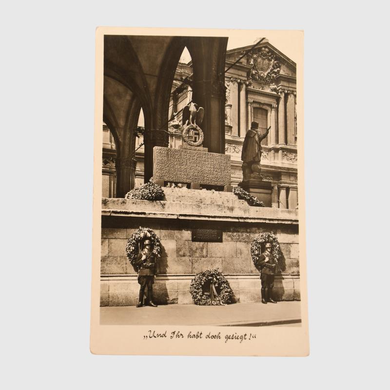 Regimentals | GERMAN WWII BLACK-AND-WHITE PHOTO POSTCARD FELDHERRENHALLE.