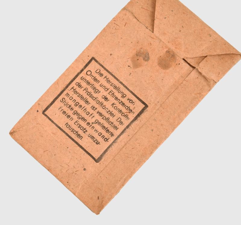 Regimentals | GERMAN WWII ARMY DRIVERS BADGE IN SILVER ISSUE PACKET.