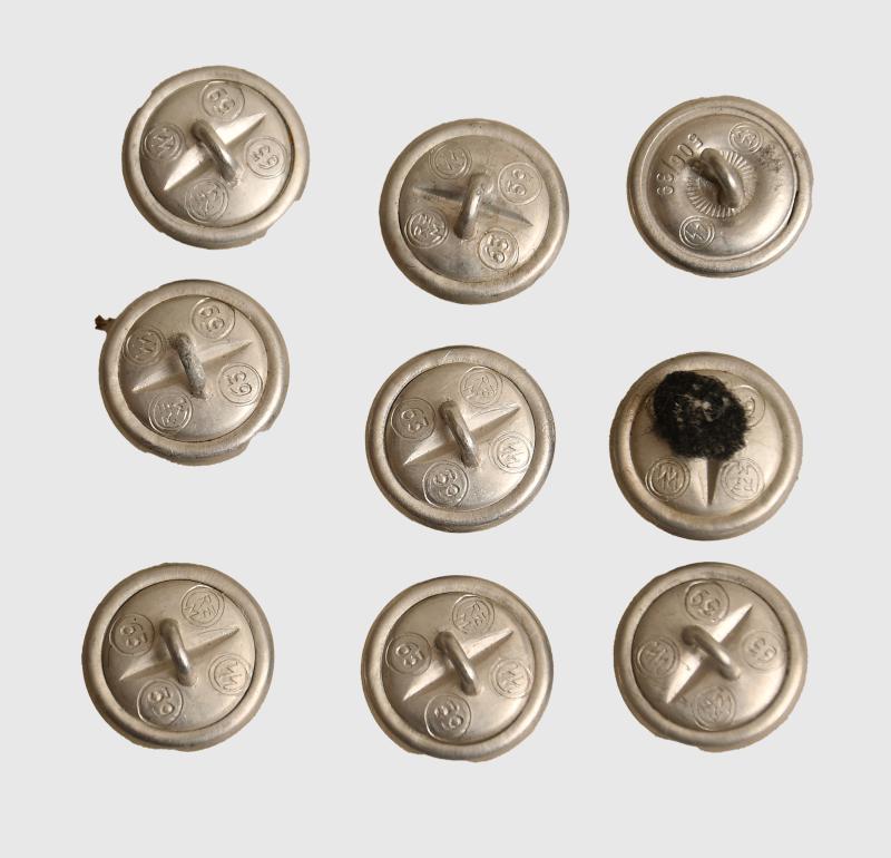 Regimentals | GERMAN WWII ALLGEMEINE SS BUTTONS.