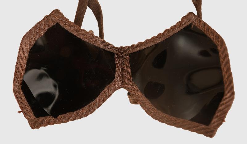 Regimentals | GERMAN WWII TINTED SUN AND SAND GOGGLES.