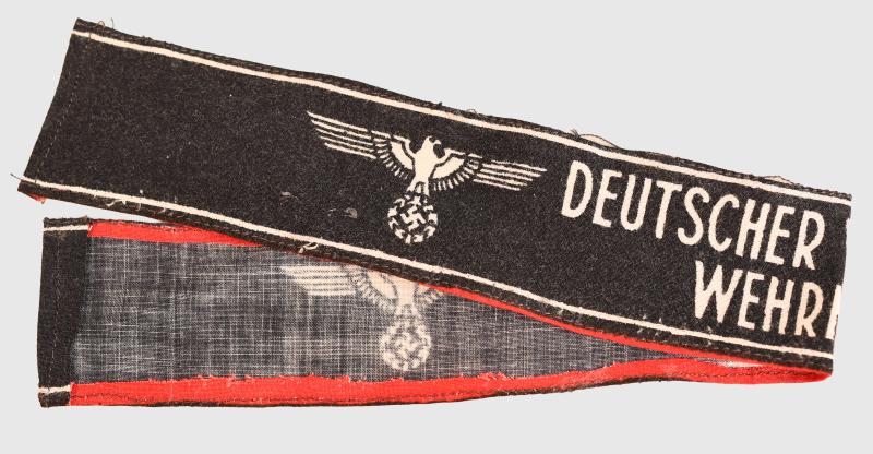 Regimentals | GERMAN WWII VOKSSTURM CUFF BAND.