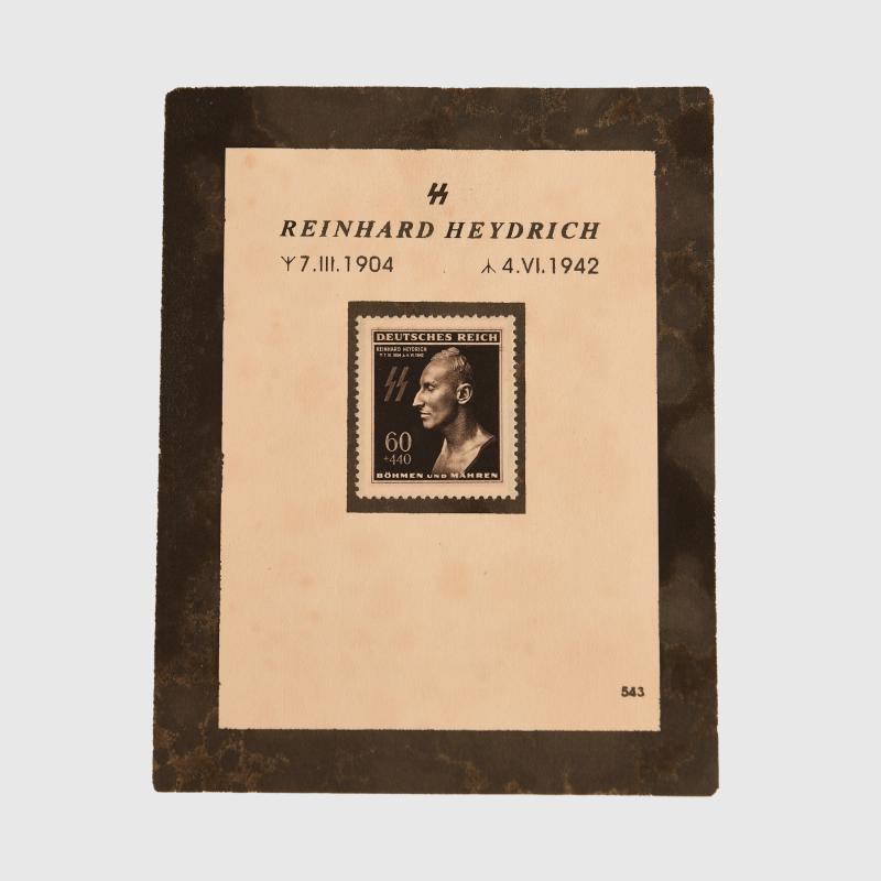 Regimentals | GERMAN WWII REINHARD HEYDRICH COMMEMORATIVE POSTCARD ...